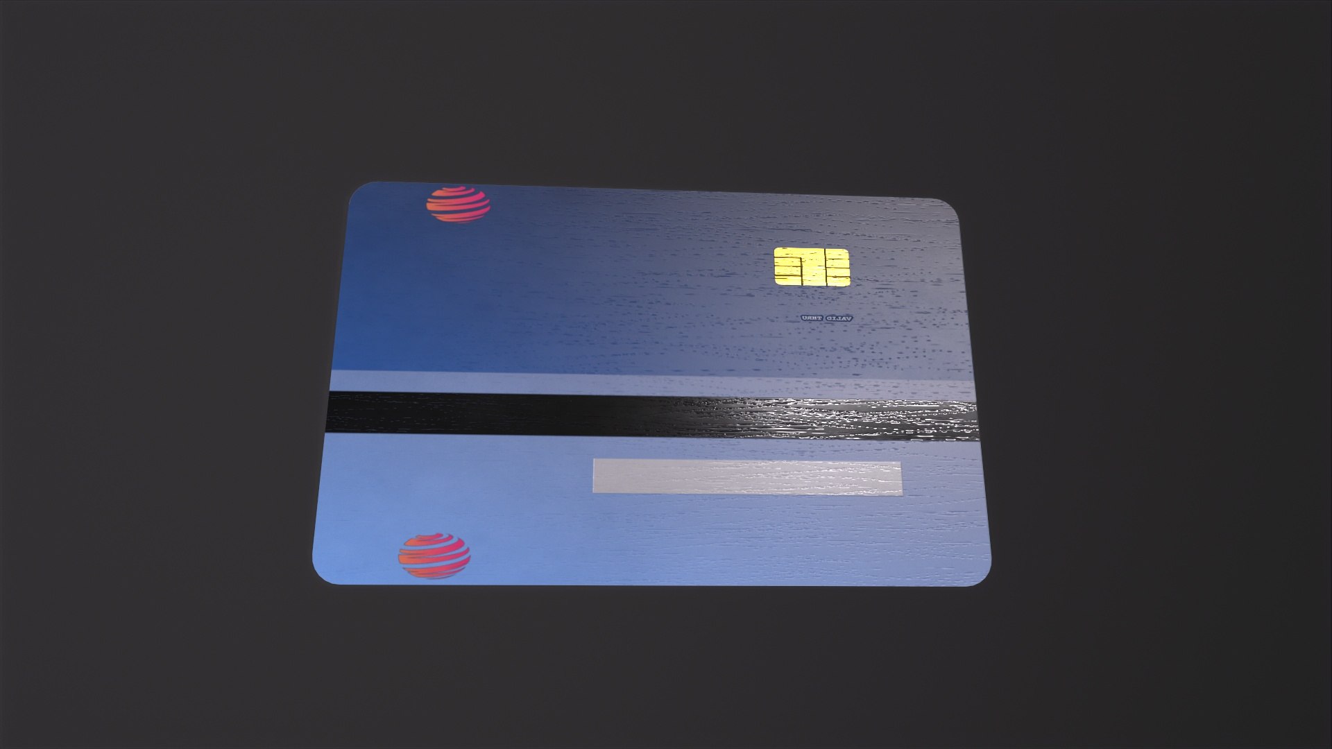 Credit card 3D model - TurboSquid 2116202