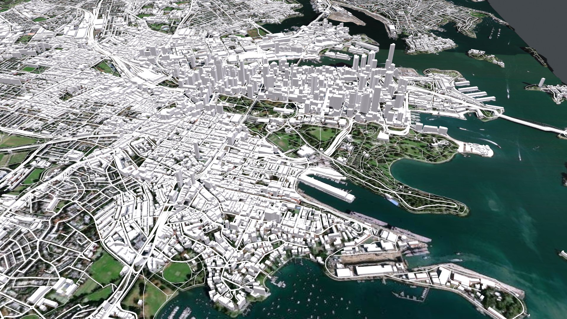 Cityscape Sydney Australia 3D - TurboSquid 1911318