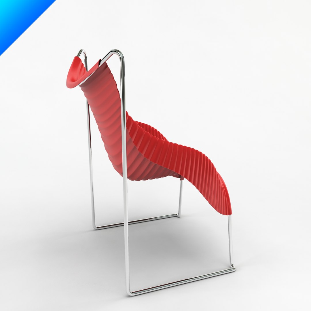 C4d Wavy Chair Design Ron Arad