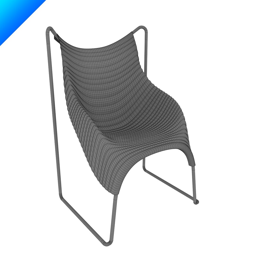 C4d Wavy Chair Design Ron Arad
