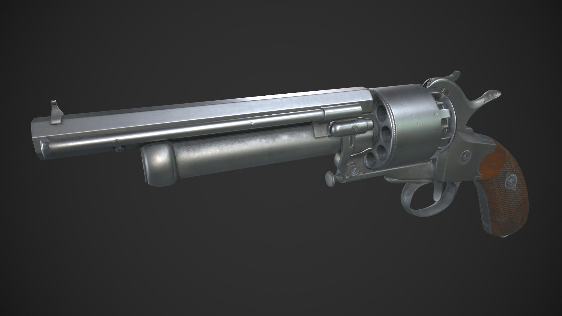 LeMat Revolver Model - TurboSquid 2272640