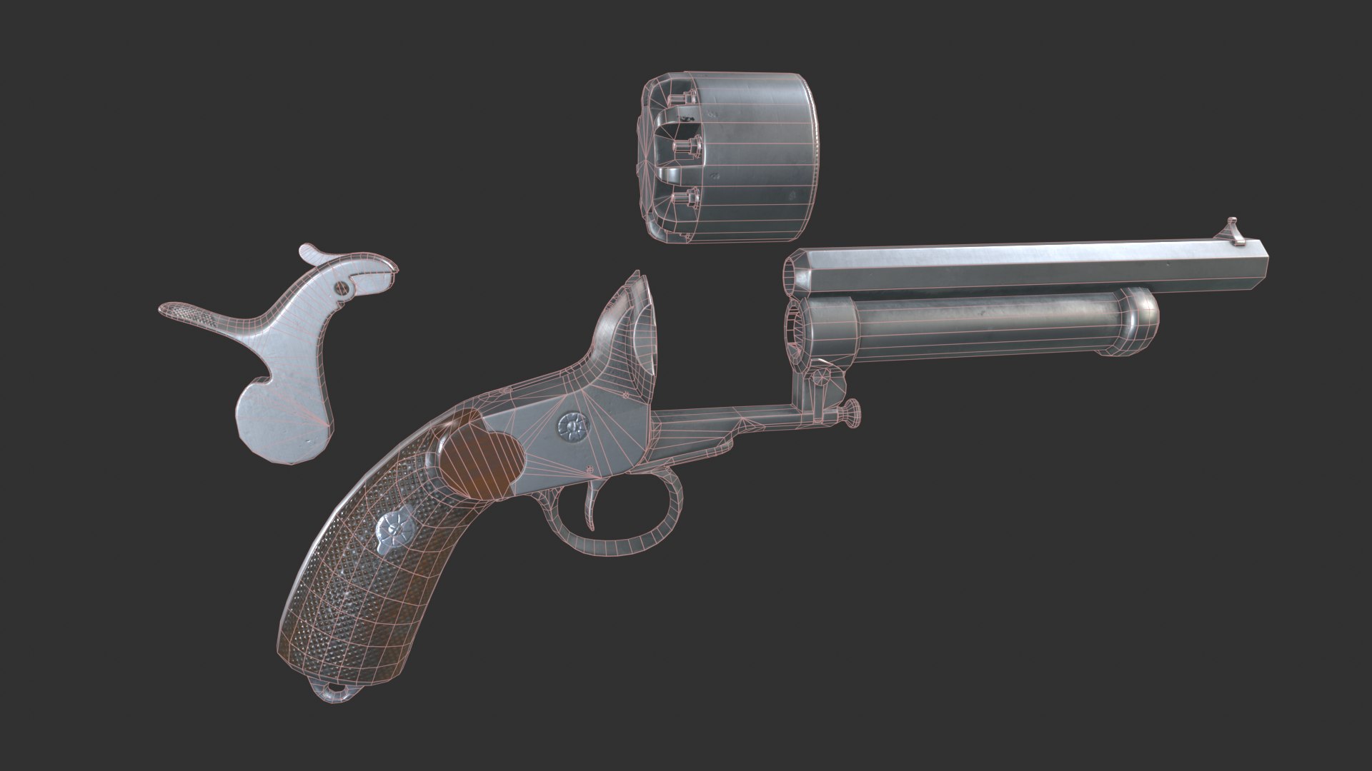 LeMat Revolver Model - TurboSquid 2272640