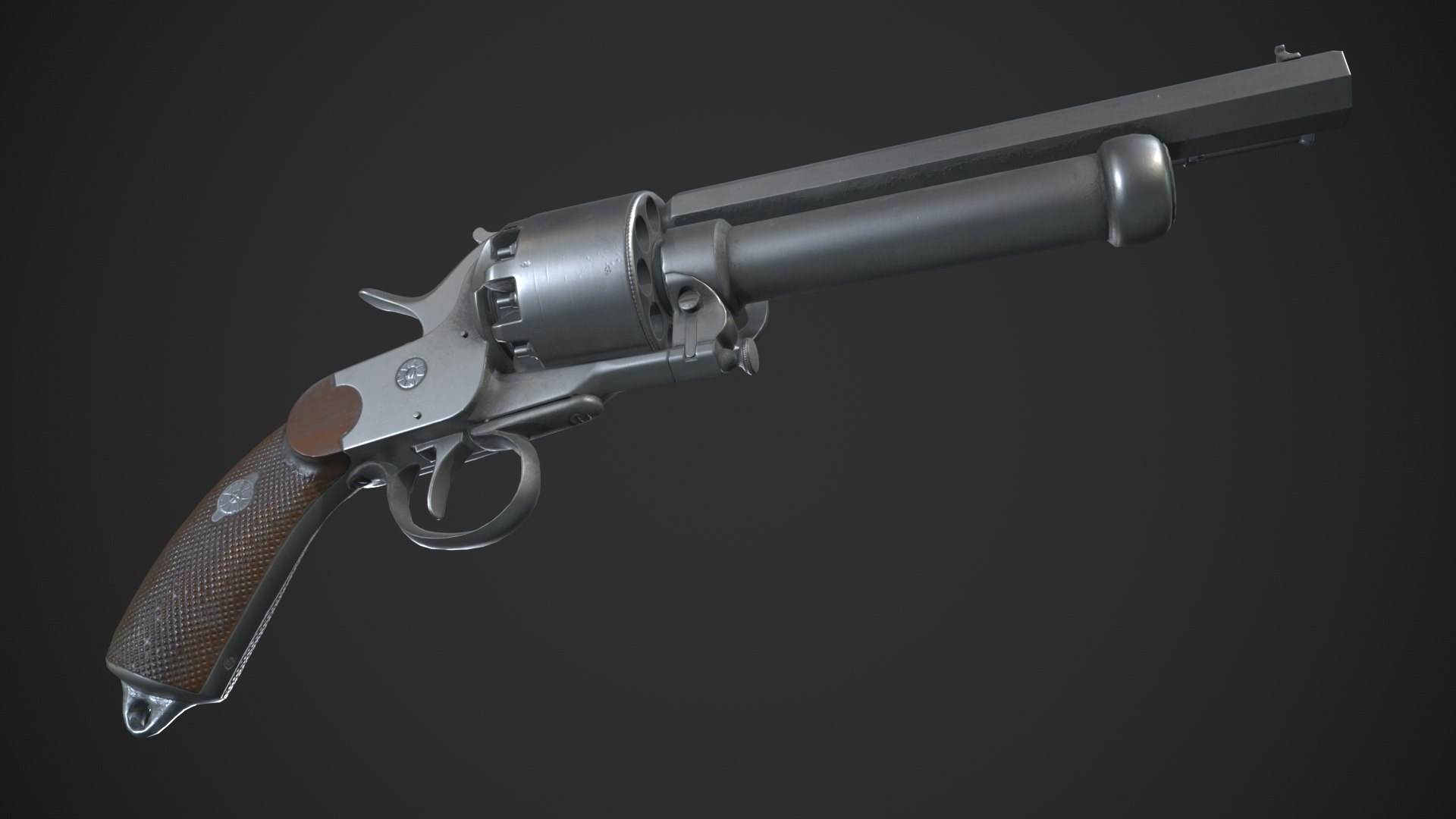 LeMat Revolver Model - TurboSquid 2272640