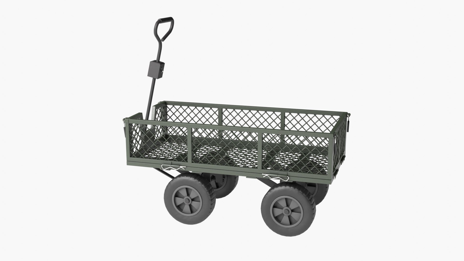 Steel Mesh Cart 3D Model - TurboSquid 2210005