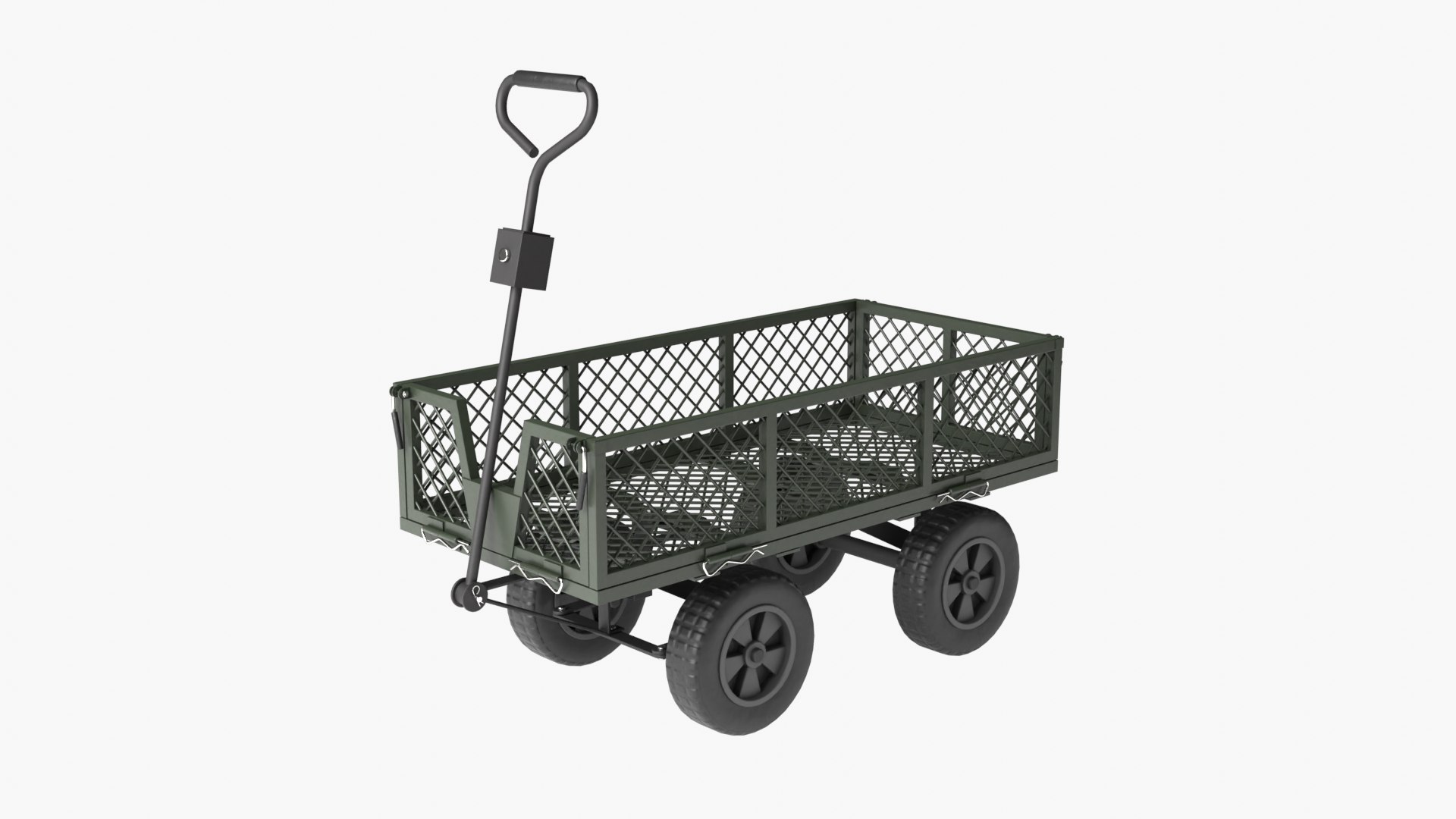 Steel Mesh Cart 3D Model - TurboSquid 2210005