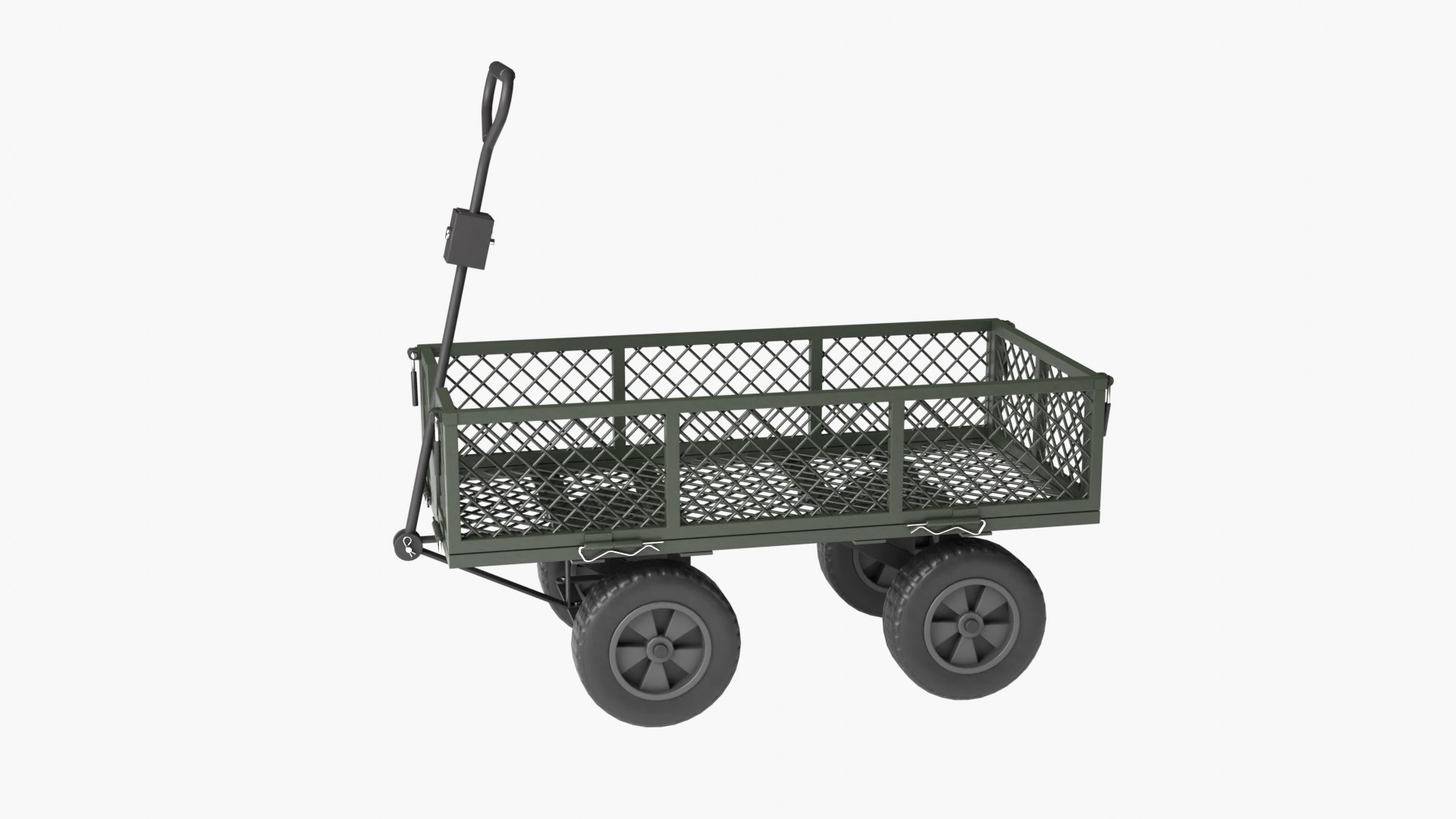 Steel Mesh Cart 3D Model - TurboSquid 2210005