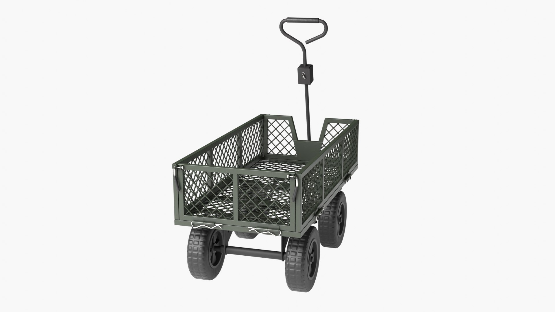 Steel Mesh Cart 3D Model - TurboSquid 2210005