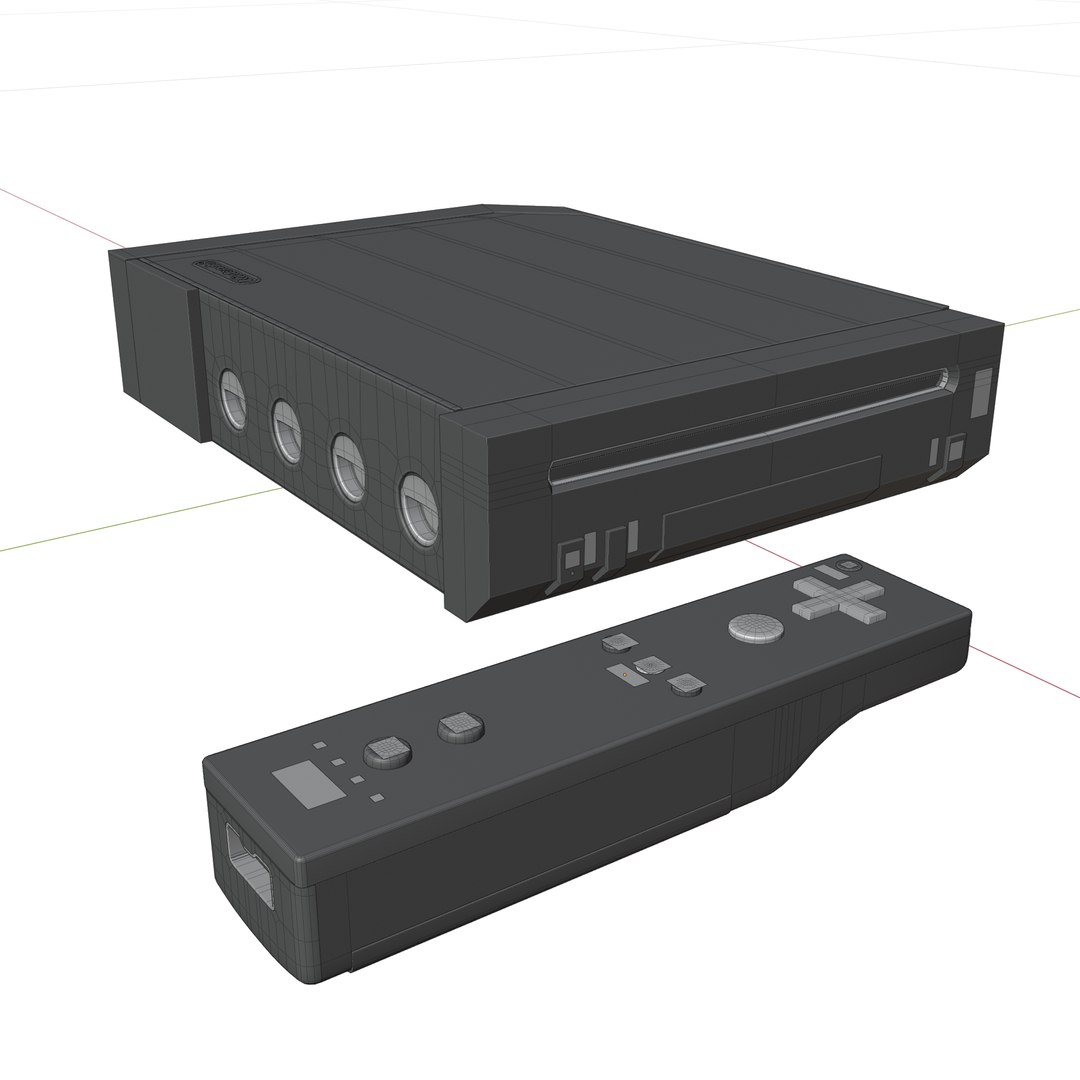 Nintendo wii 3D model - TurboSquid 1996357