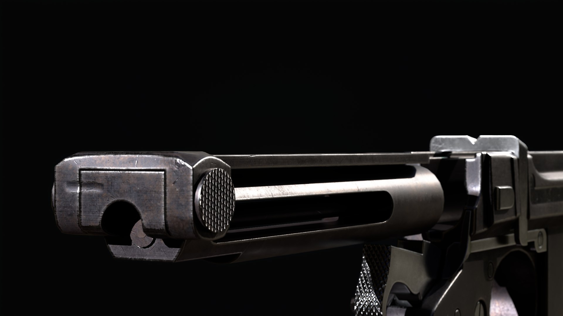 3D Bergmann No 5 Gun Model - TurboSquid 1831764