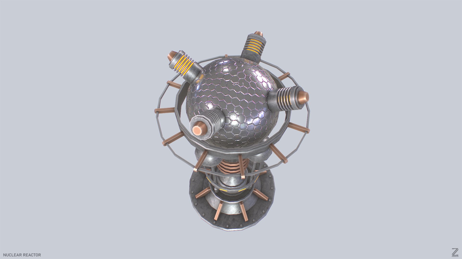 Nuclear Reactor 3D Model - TurboSquid 2201446