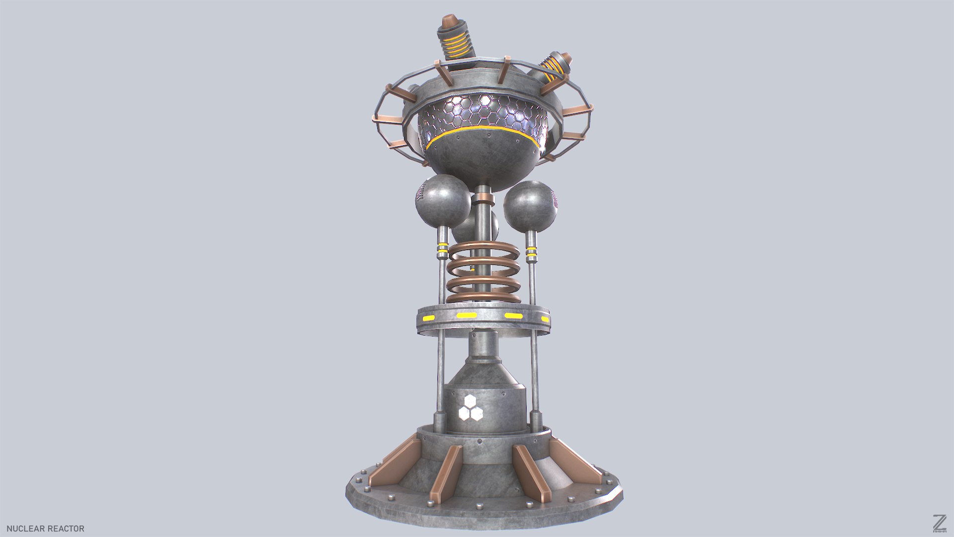 Nuclear Reactor 3D Model - TurboSquid 2201446