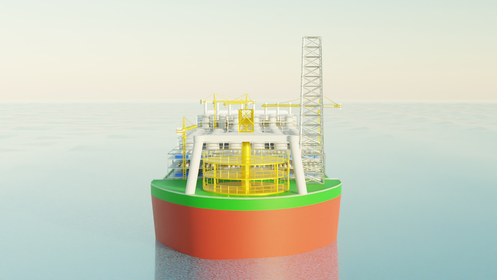 FLNG SHIP 3D Model - TurboSquid 1884708