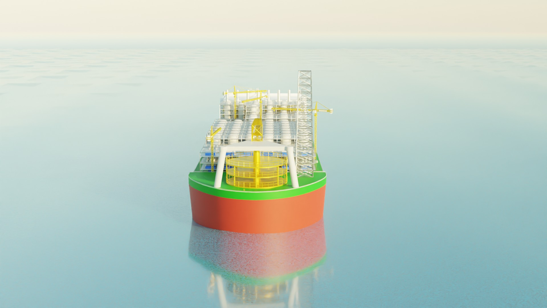 FLNG SHIP 3D Model - TurboSquid 1884708