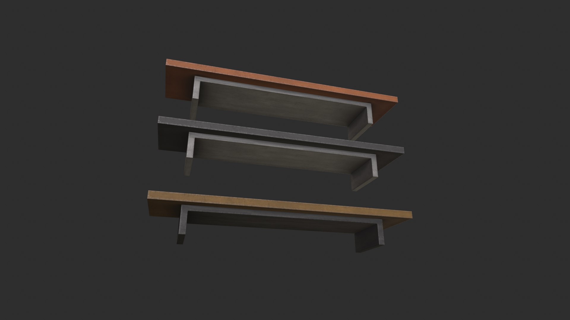 Wall Shelf 3D Model - TurboSquid 2373657