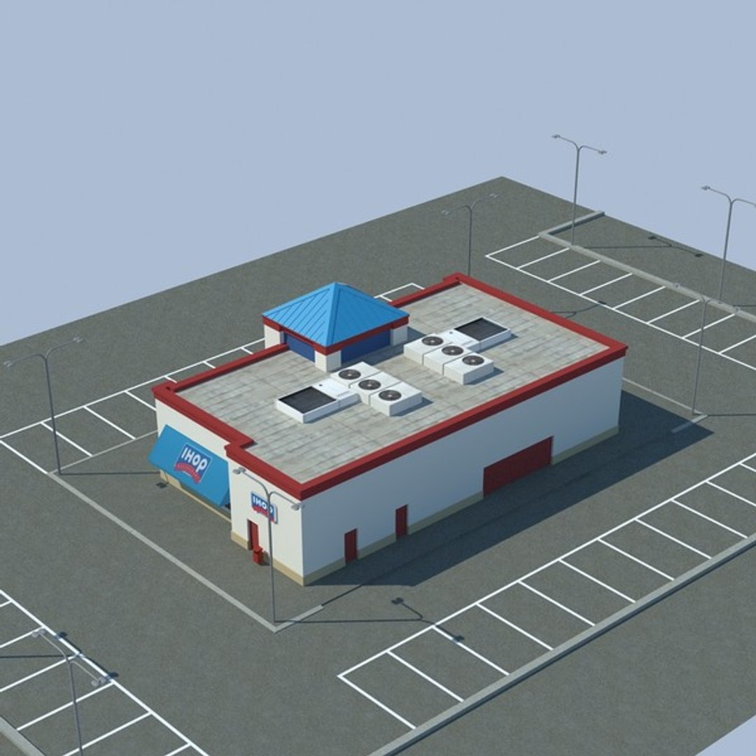 3d Model Ihop Restaurant