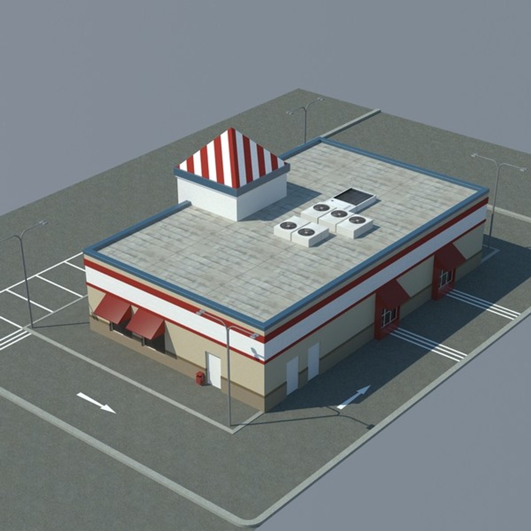 3d Model Ihop Restaurant