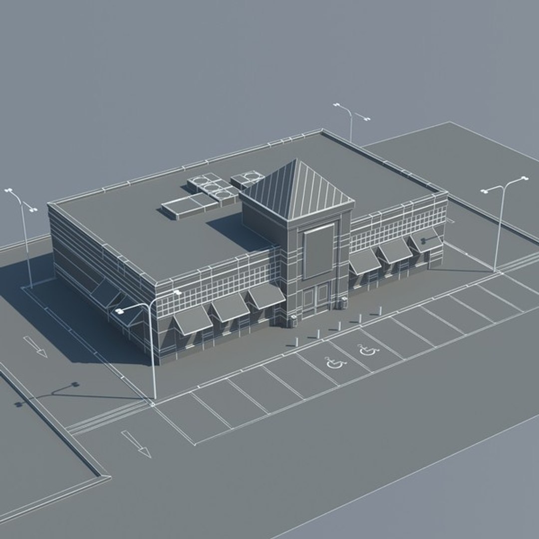 3d Model Ihop Restaurant