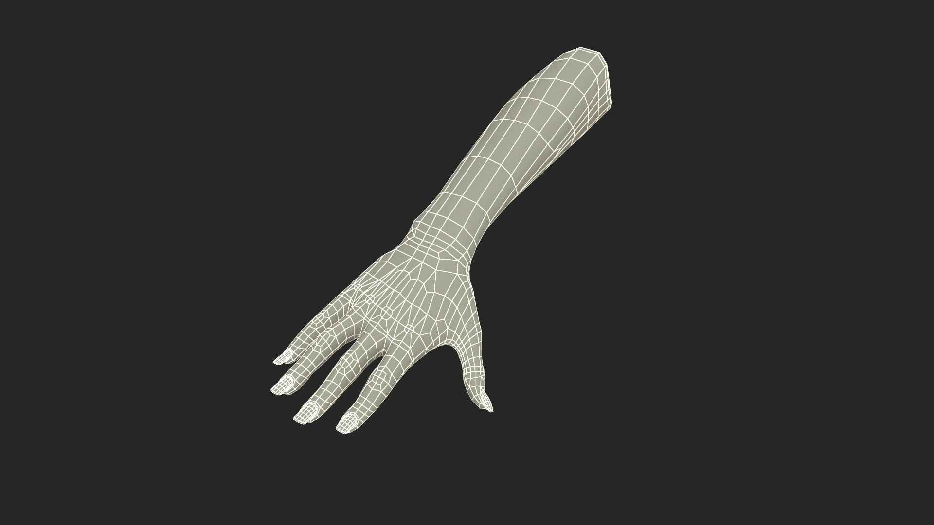 3D European Woman Hand Base Pose - TurboSquid 2195651