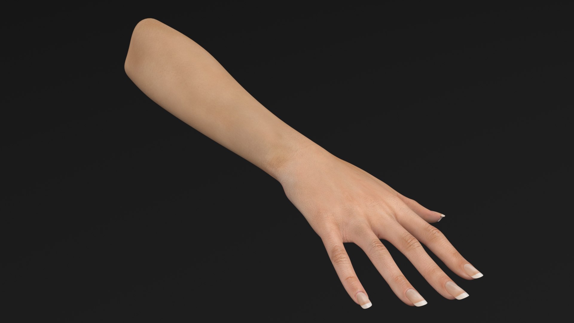 3D European Woman Hand Base Pose - TurboSquid 2195651