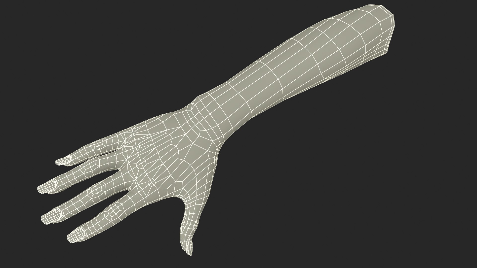 3D European Woman Hand Base Pose - TurboSquid 2195651