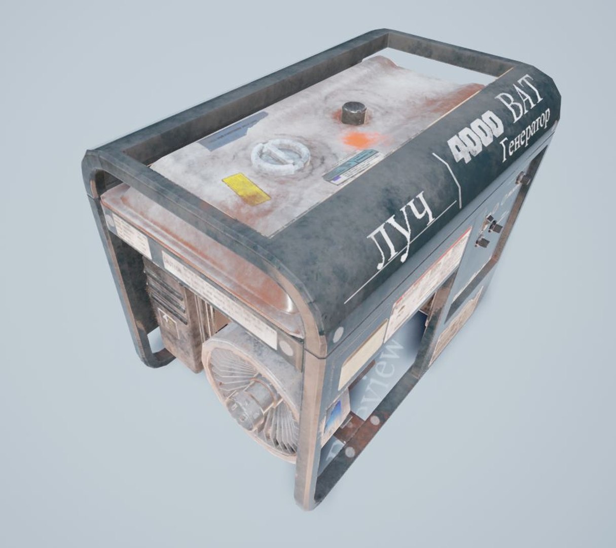 Portable Power Generator 3d Obj