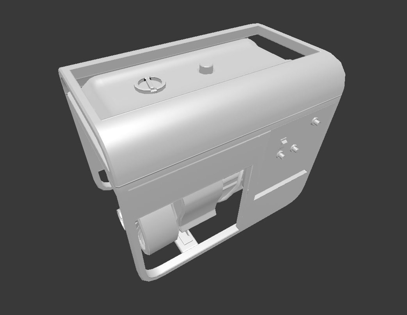 Portable Power Generator 3d Obj