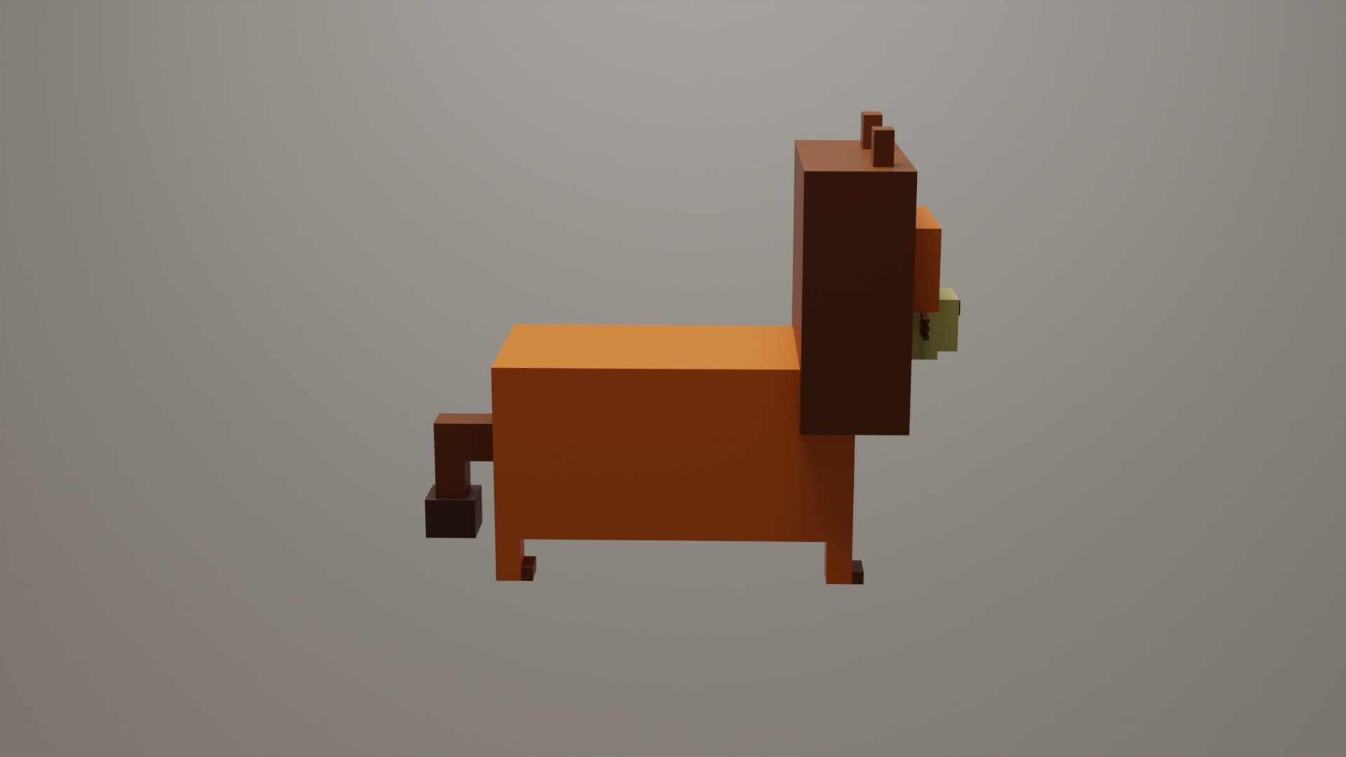 Voxel Low Polly Animal Lion model - TurboSquid 2181929