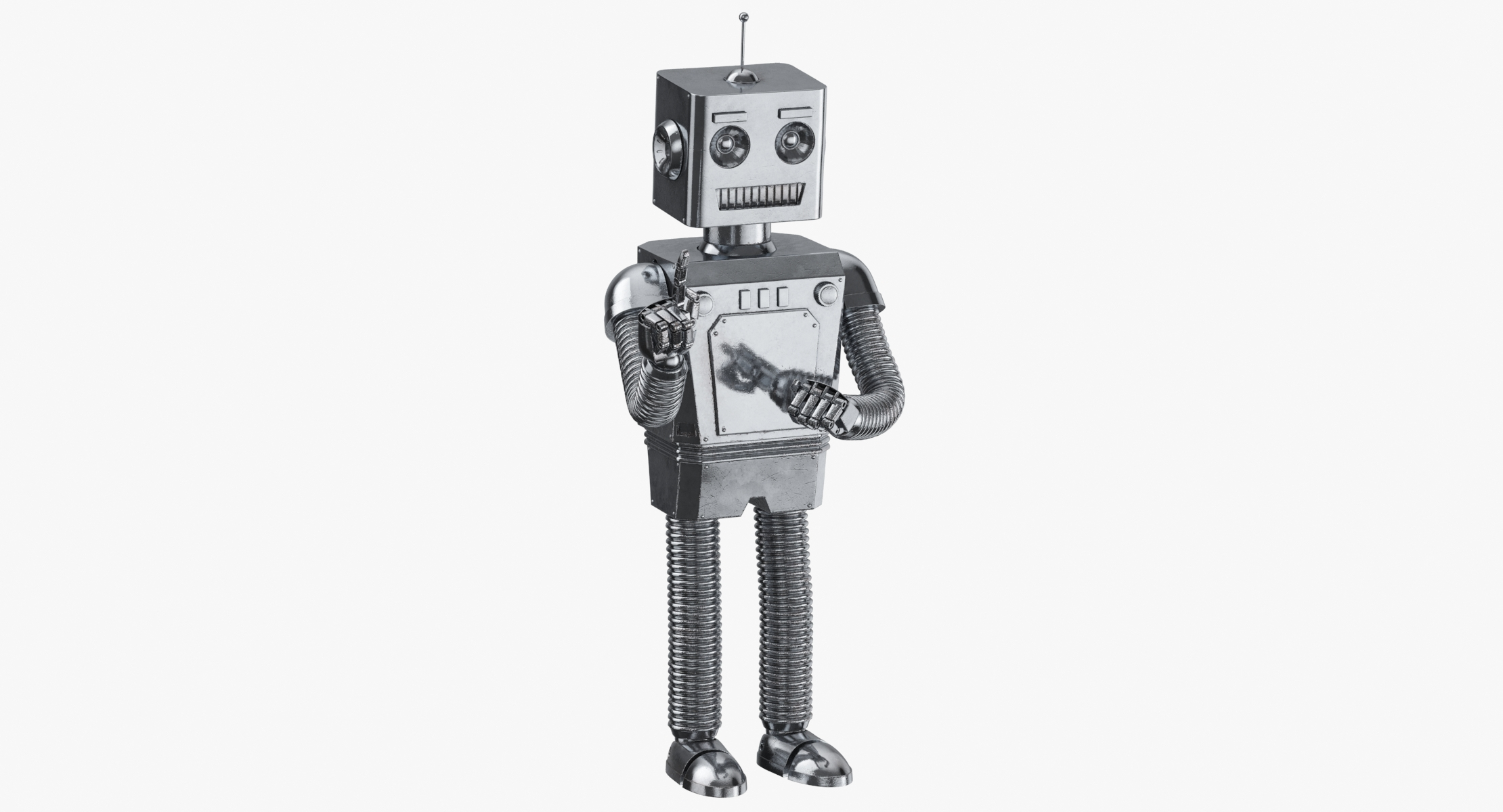 Robot 01 attention model - TurboSquid 1448301