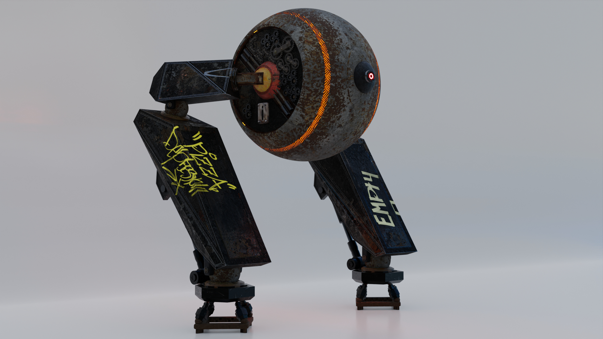 Roboid Mech - Rigged 3D model - TurboSquid 1730638