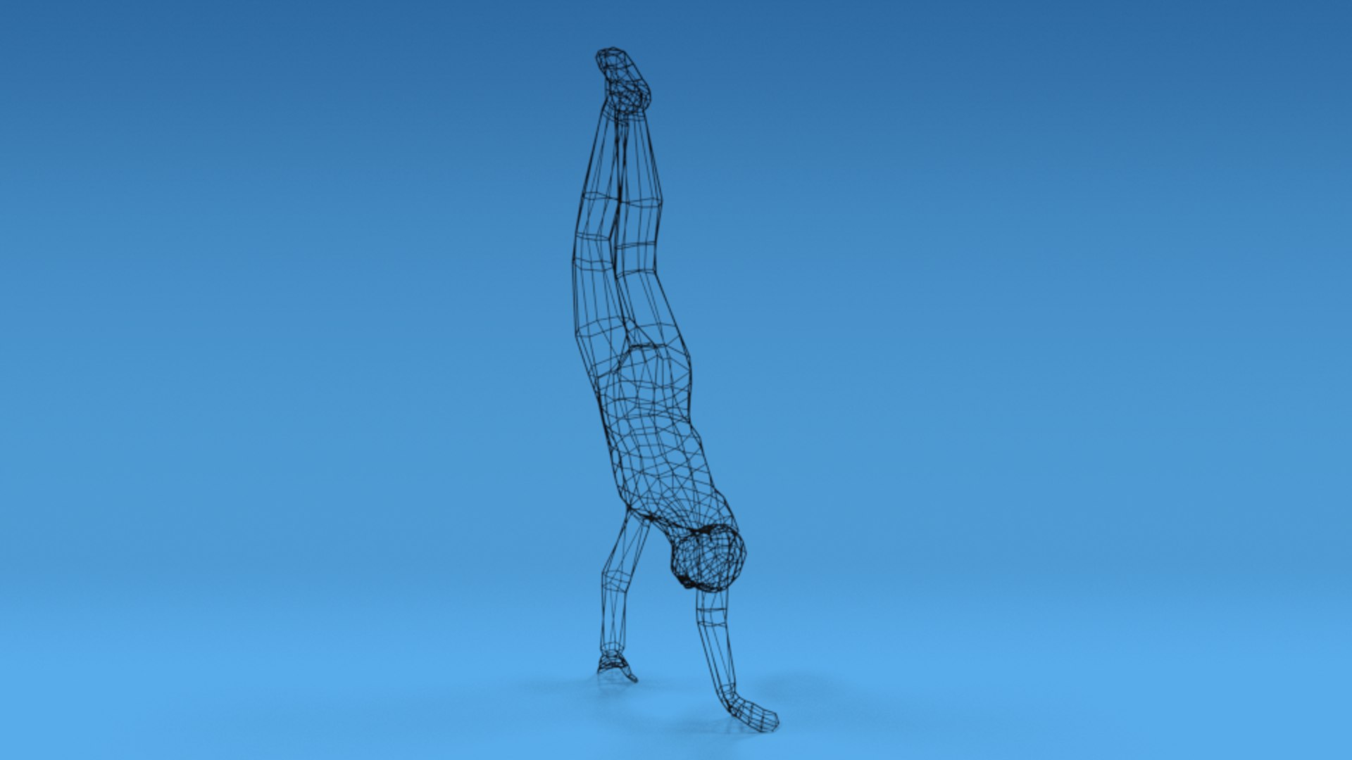 3D Model Kid Handstand Pose - TurboSquid 1504172