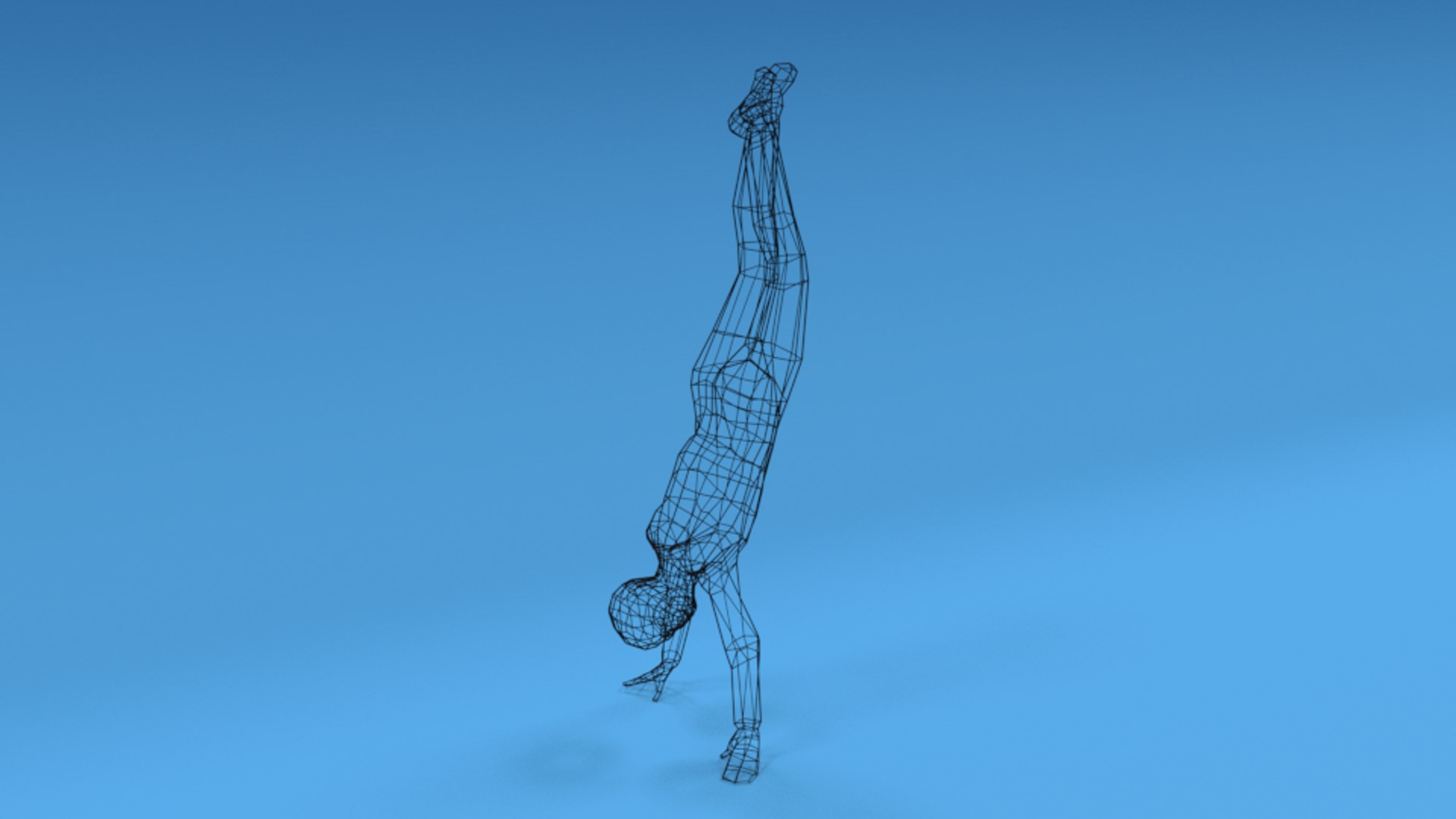 3D Model Kid Handstand Pose - TurboSquid 1504172