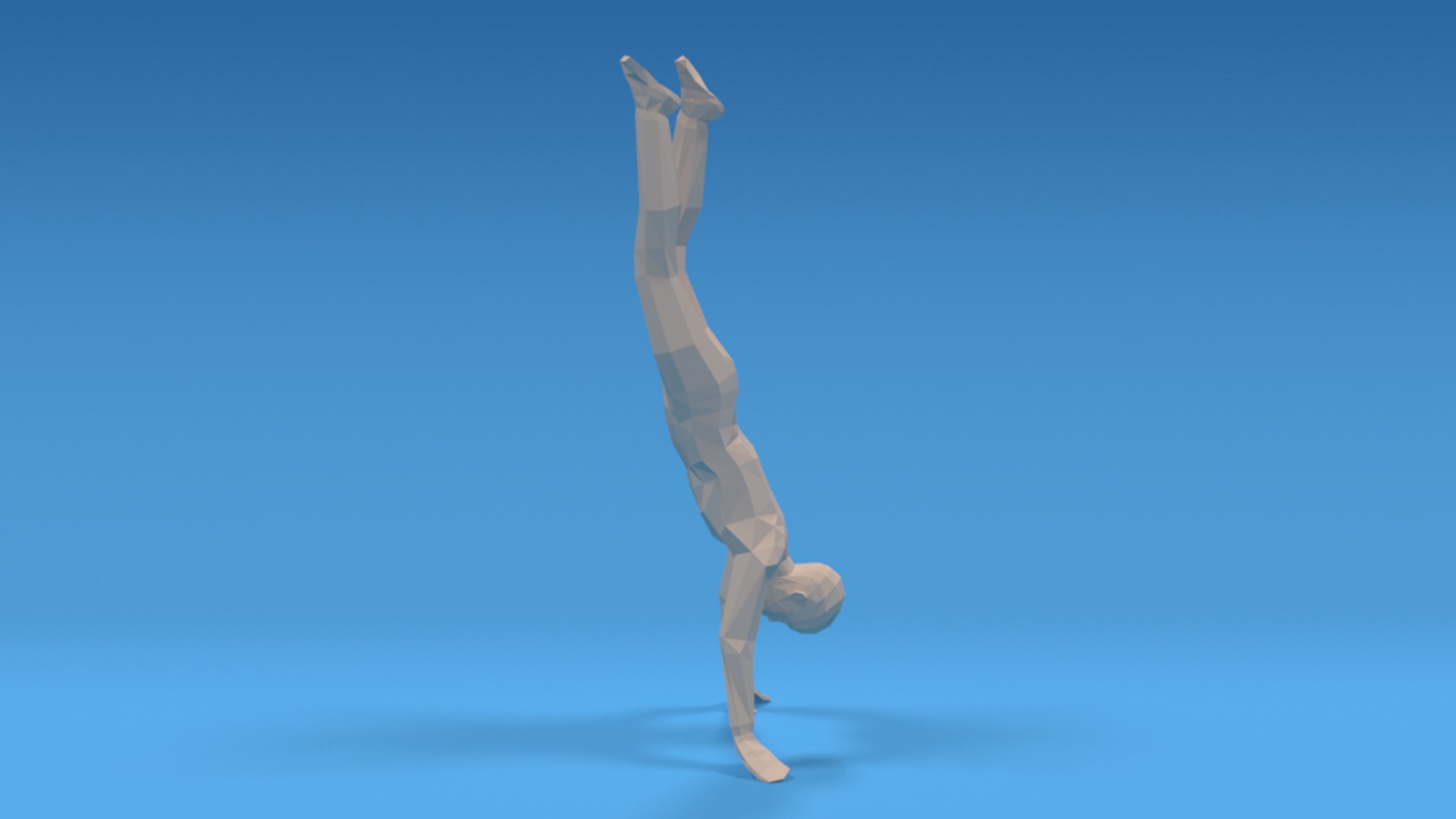 3D Model Kid Handstand Pose - TurboSquid 1504172