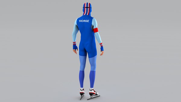 3D model animations speed skater - TurboSquid 1458830