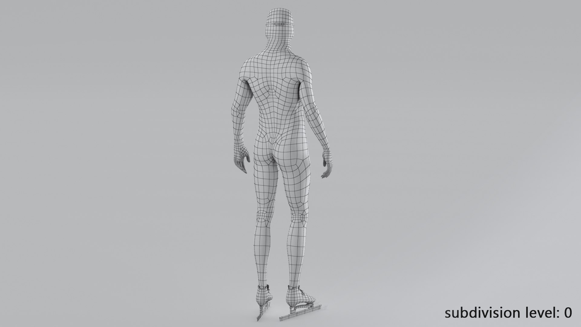 3D model animations speed skater - TurboSquid 1458830