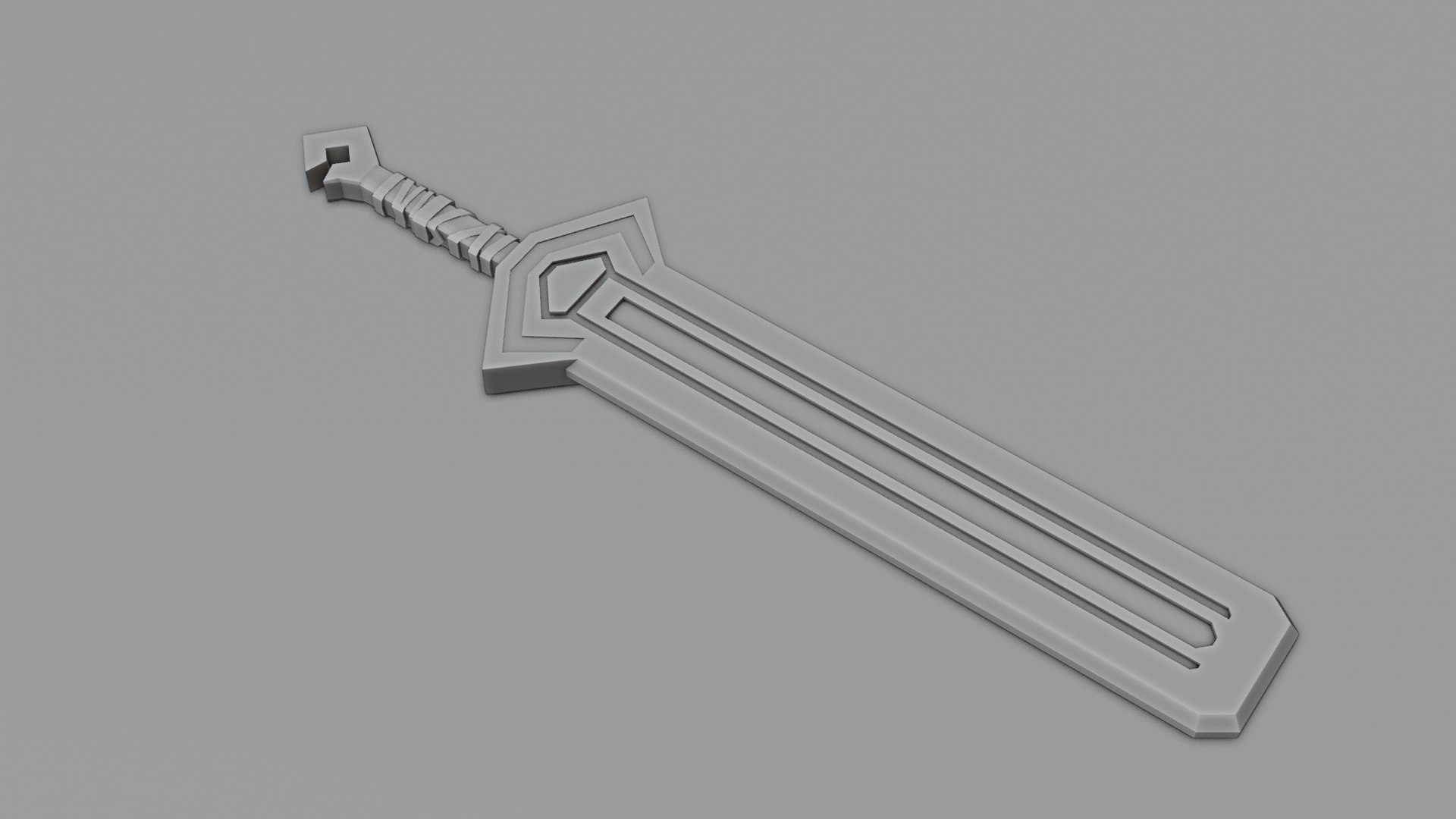 3D Low Poly Stylized Sword Collection Base Mesh Model - TurboSquid 2422942