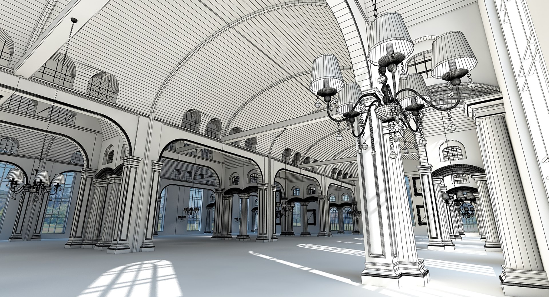 max classic interior scene