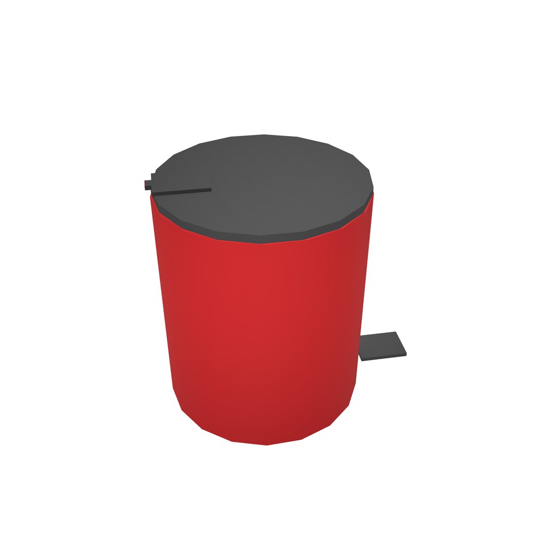 Dustbin 4 3D model - TurboSquid 2172664