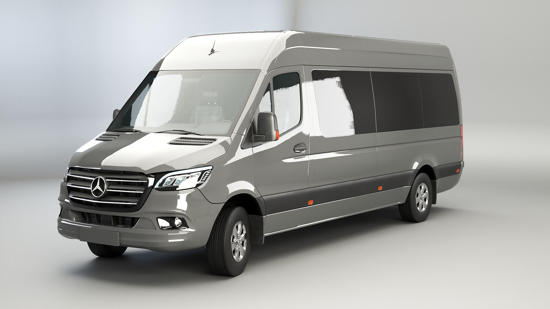3D Mercedes Sprinter Long Bus Model - TurboSquid 2307883