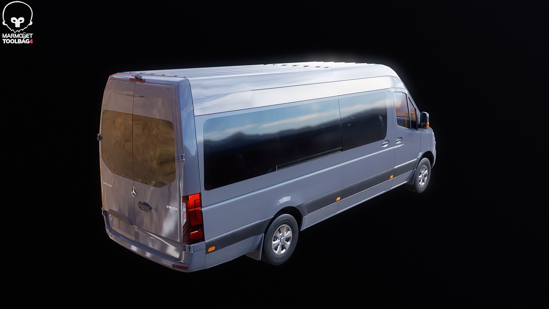 3D Mercedes Sprinter Long Bus Model - TurboSquid 2307883