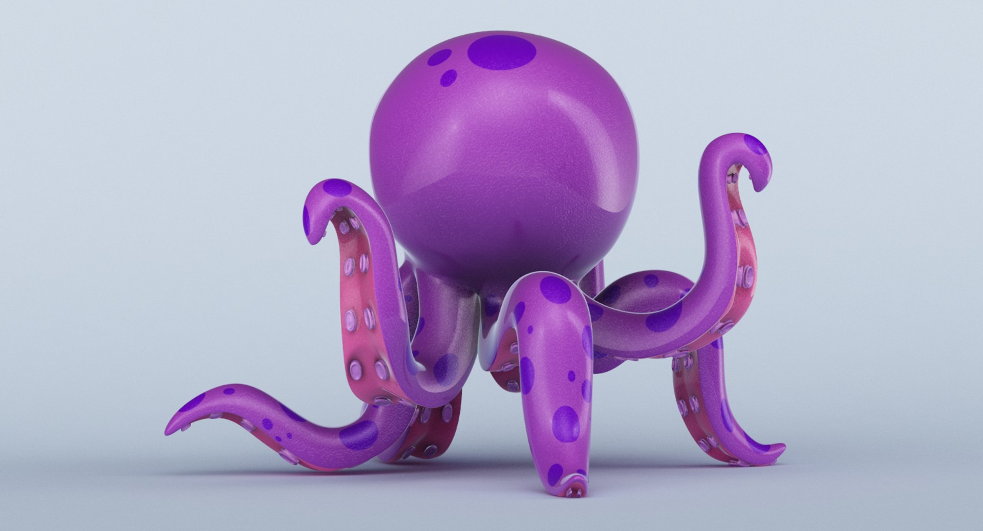 Cartoon Octopus 3D - TurboSquid 1190337