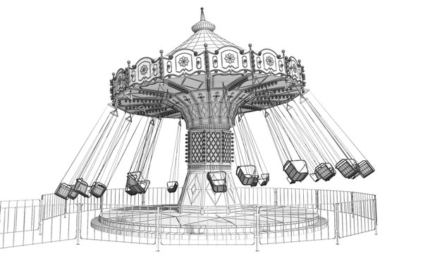 Amusement park toys 3D model - TurboSquid 1573062