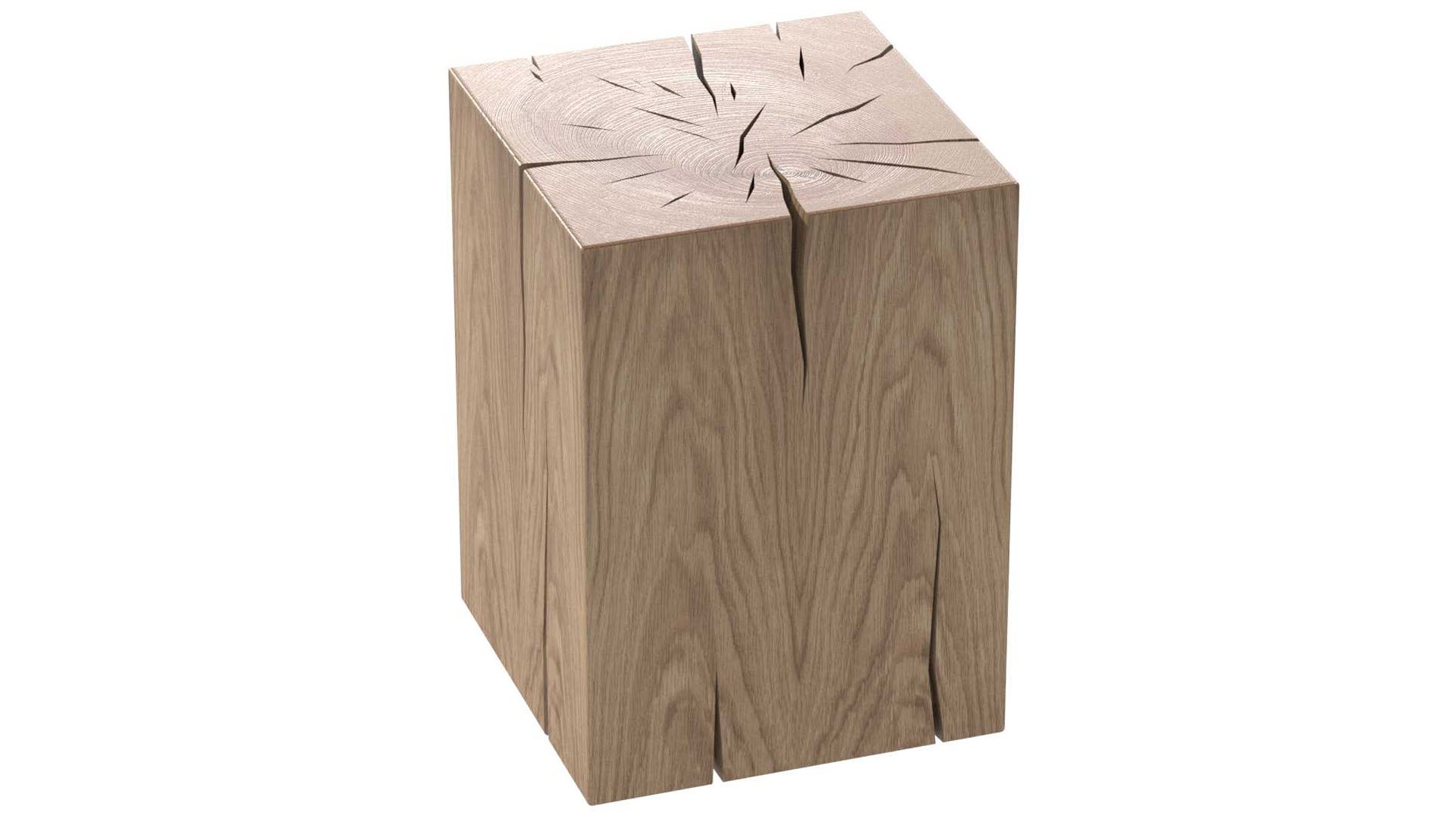 3D Table Oak Cube - TurboSquid 1711840