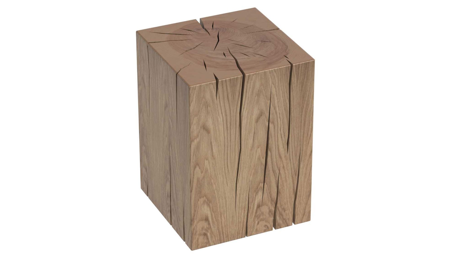 3D Table Oak Cube - TurboSquid 1711840