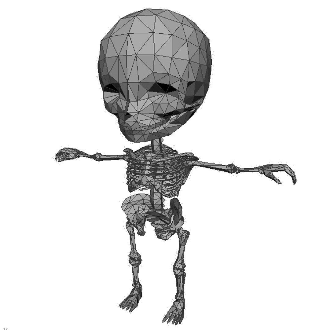 Base human skeletonhuman 3D model - TurboSquid 1347379