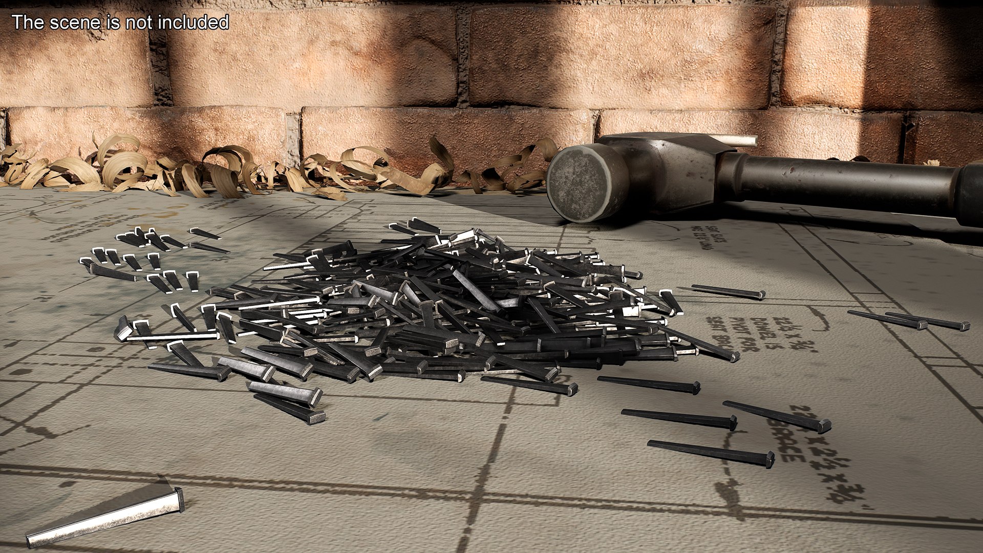 Flooring Nails 3D Model - TurboSquid 2059815