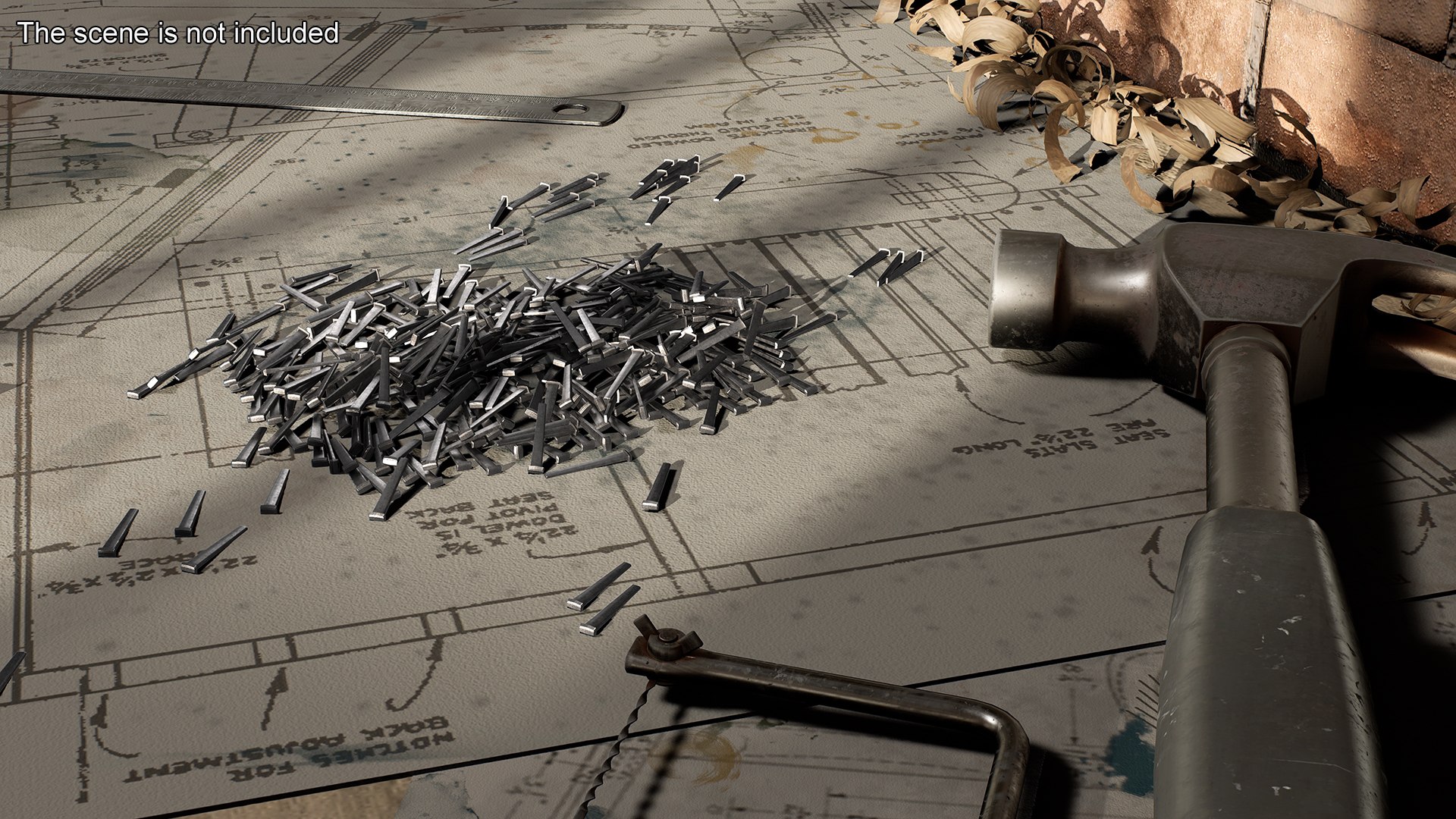 Flooring Nails 3D Model - TurboSquid 2059815