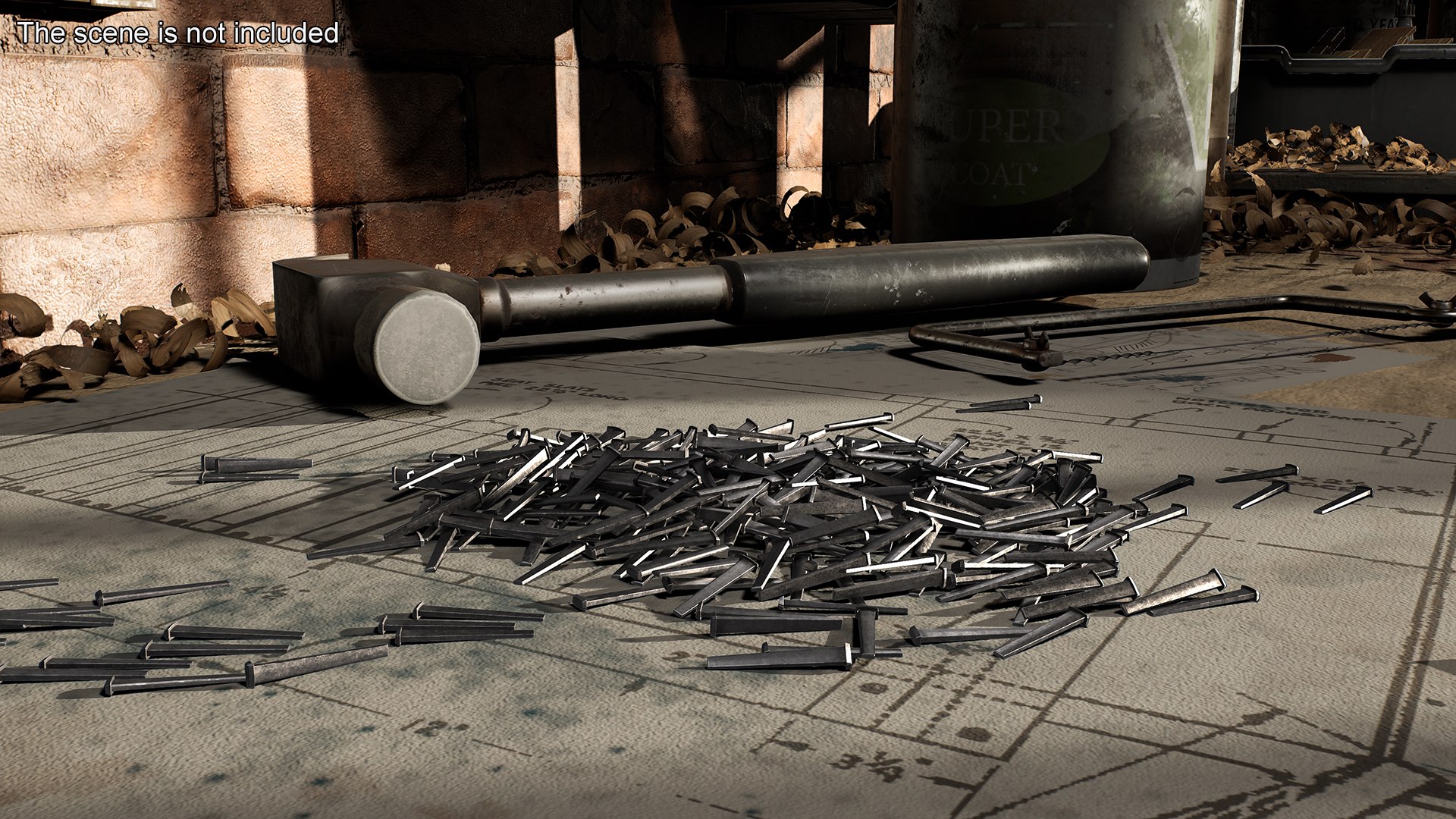 Flooring Nails 3D Model - TurboSquid 2059815