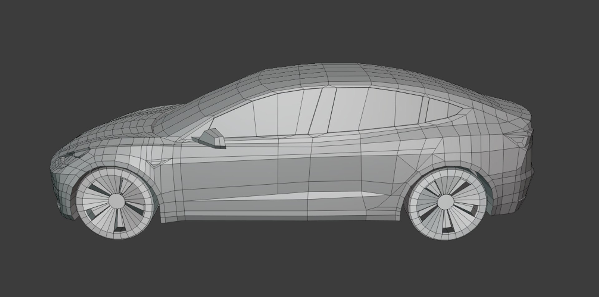 3D Tesla Model 3 Low Poly 3D Model - TurboSquid 1720179