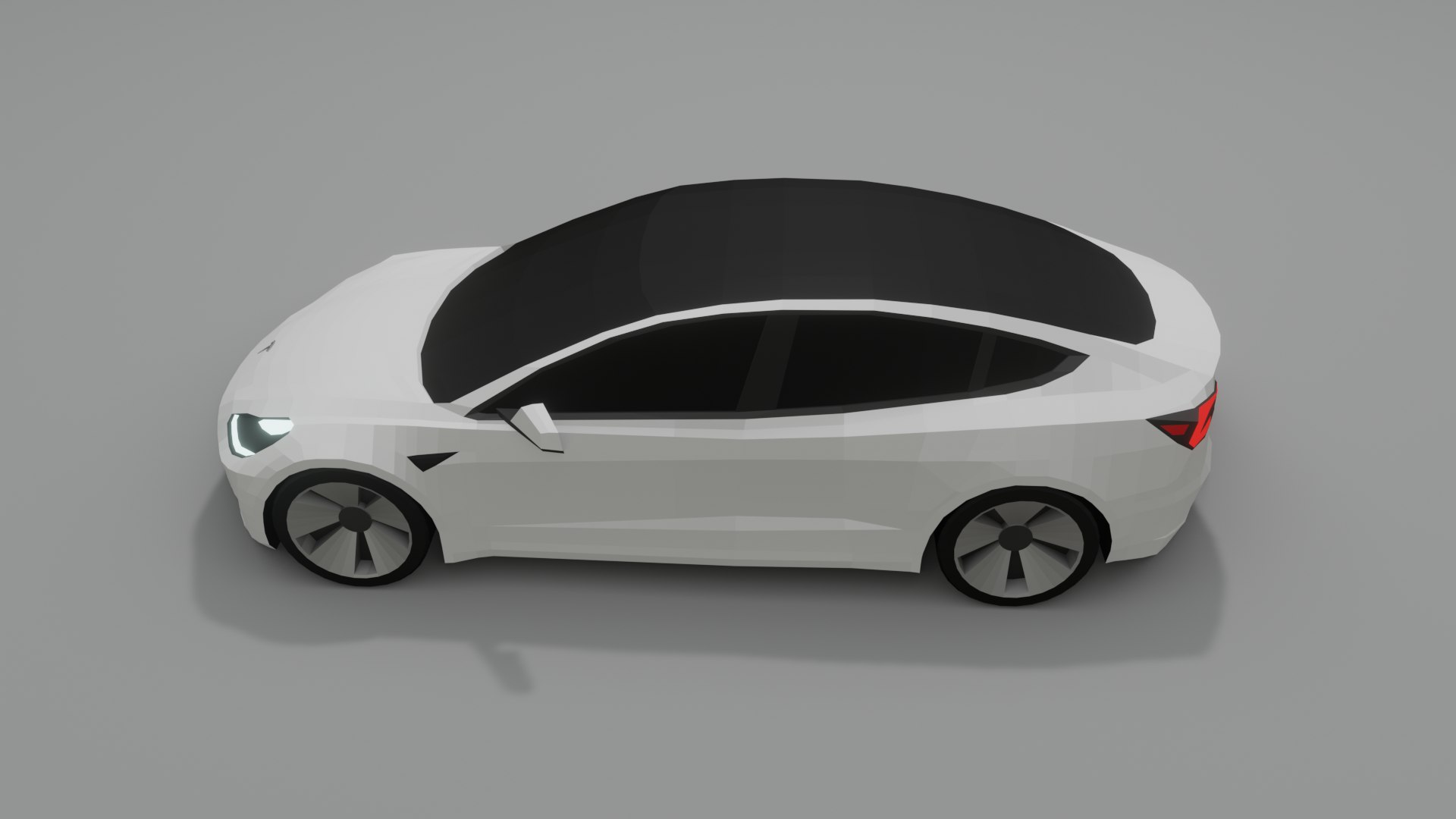 3D Tesla Model 3 Low Poly 3D Model - TurboSquid 1720179