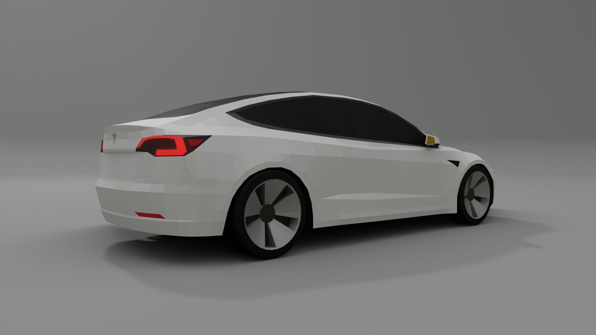 3D Tesla Model 3 Low Poly 3D Model - TurboSquid 1720179